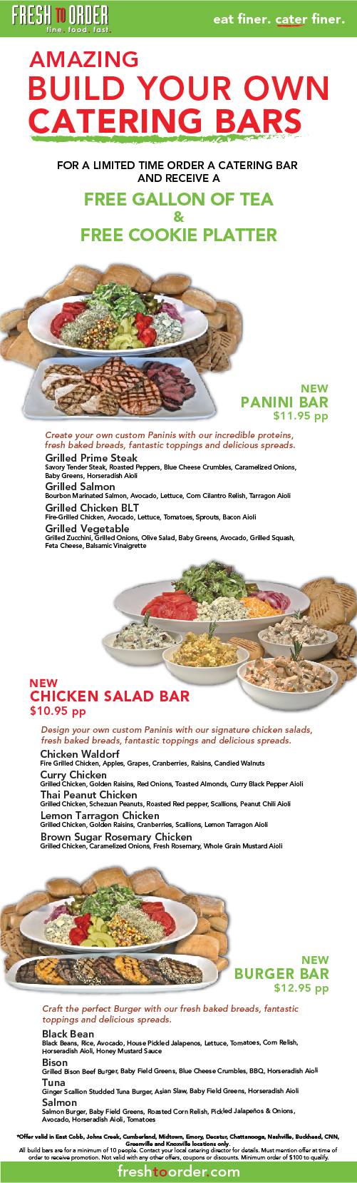 Catering Menu – Magnolia Park